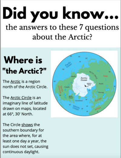 Did you know… about the Arctic? – Infographic – NAOC